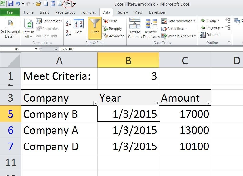 四个有用的Excel过滤行为| TechRepublic - BWIN地址